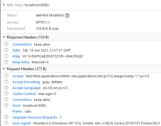 ETag caching not working · Issue #270 · tinyhttp/tinyhttp · GitHub