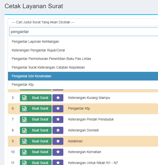Bugerror Daftar Surat Yang Tampil Tidak Berdasarkan Peganturan Surat · Issue 5575 · Opensid 