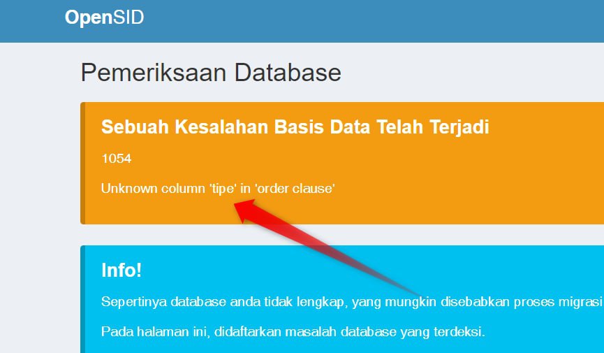 Error instal baru · Issue #5898 · OpenSID/OpenSID · GitHub
