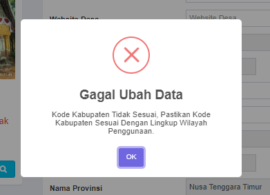 Install Awal Menggunakan Config kode_desa memliki perbedaan dengan manual · Issue #6521 ...