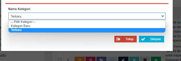 Bug/error: Kategori Masih Tampil Pada Atrikel > Ganti Kategori · Issue ...