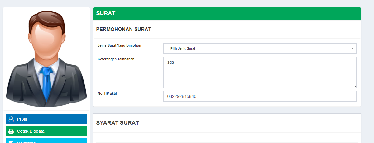 Bug/error: Bisa melanjutkan proses permohonan tanpa syarat surat · Issue #6718 · OpenSID/OpenSID ...