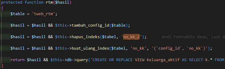 Buat ulang index tweb_rtm · Issue #6836 · OpenSID/OpenSID · GitHub