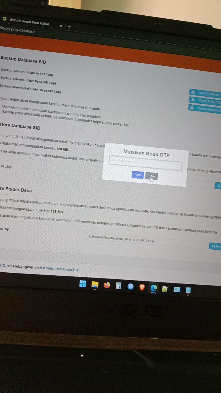 Bug/error: Perjelas alur restore folder desa · Issue #6972 · OpenSID/OpenSID · GitHub