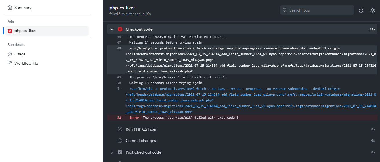 Gagal Jalankan Github Action Untuk Pr Dari Hasil Fork Kontributor