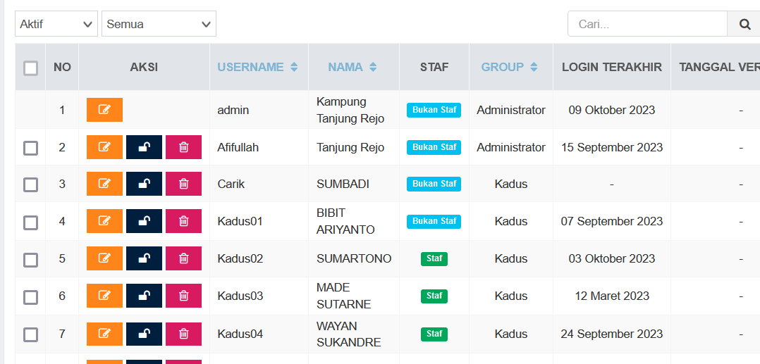 Bugerror Autocomple Pada Pencarian Pengguna · Issue 7182 · Opensidopensid · Github