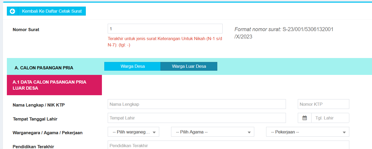 Sesuaikan Surat Nikah Sesuai Surat Rtf Yang Ada · Issue 7211 · Opensidopensid · Github 