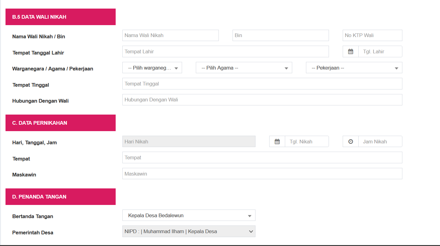 Sesuaikan Surat Nikah Sesuai Surat RTF yang ada · Issue #7211 · OpenSID/OpenSID · GitHub
