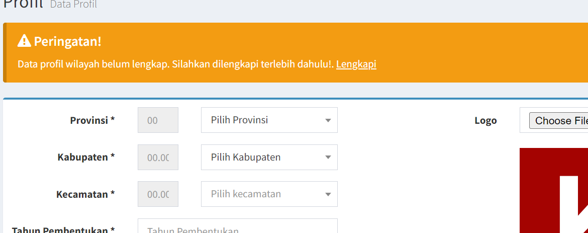 Masih bisa akses modul lain, walau data profil (utama) belum lengkap · Issue #905 · OpenSID ...