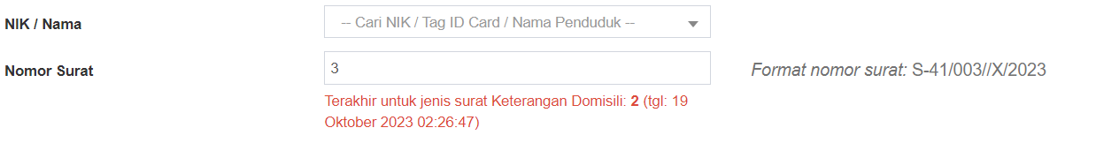 Bug/error: Format penomoran surat untuk kode desa tidak tampil dengna benar · Issue #7223 ...