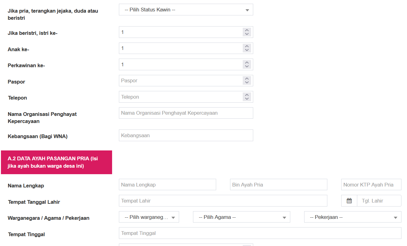 Sesuaikan ulang Surat Keterangan Untuk Nikah Warga Non Muslim · Issue #7293 · OpenSID/OpenSID ...