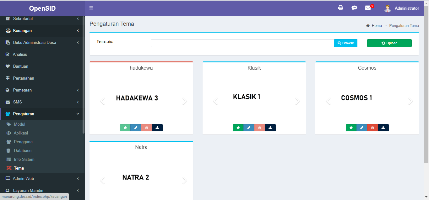 [Tema] Pengaturan Tema · Issue #2486 · OpenSID/OpenSID · GitHub