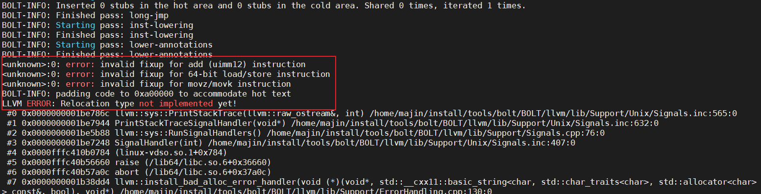 Bolt cannot optimize programs compiled with “-fuse-ld=gold” on aarch64 · Issue #157 ...