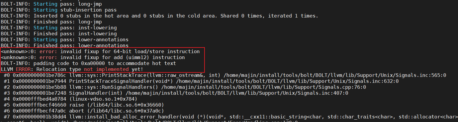 Bolt cannot optimize programs compiled with “-fuse-ld=gold” on aarch64 · Issue #157 ...