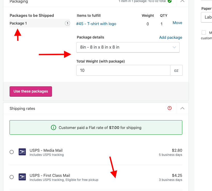 First Class Package Service still not available. · Issue #1505 ...