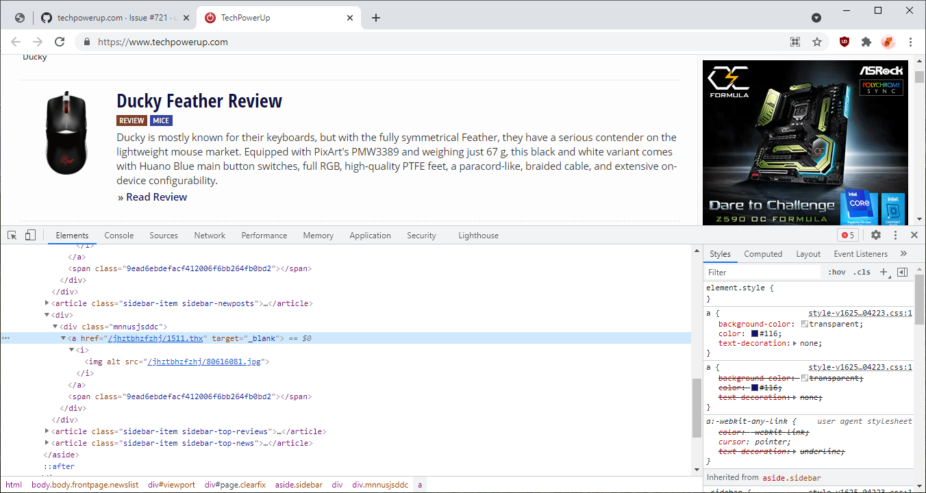 techpowerup.com · Issue #721 · uBlockOrigin/uAssets · GitHub