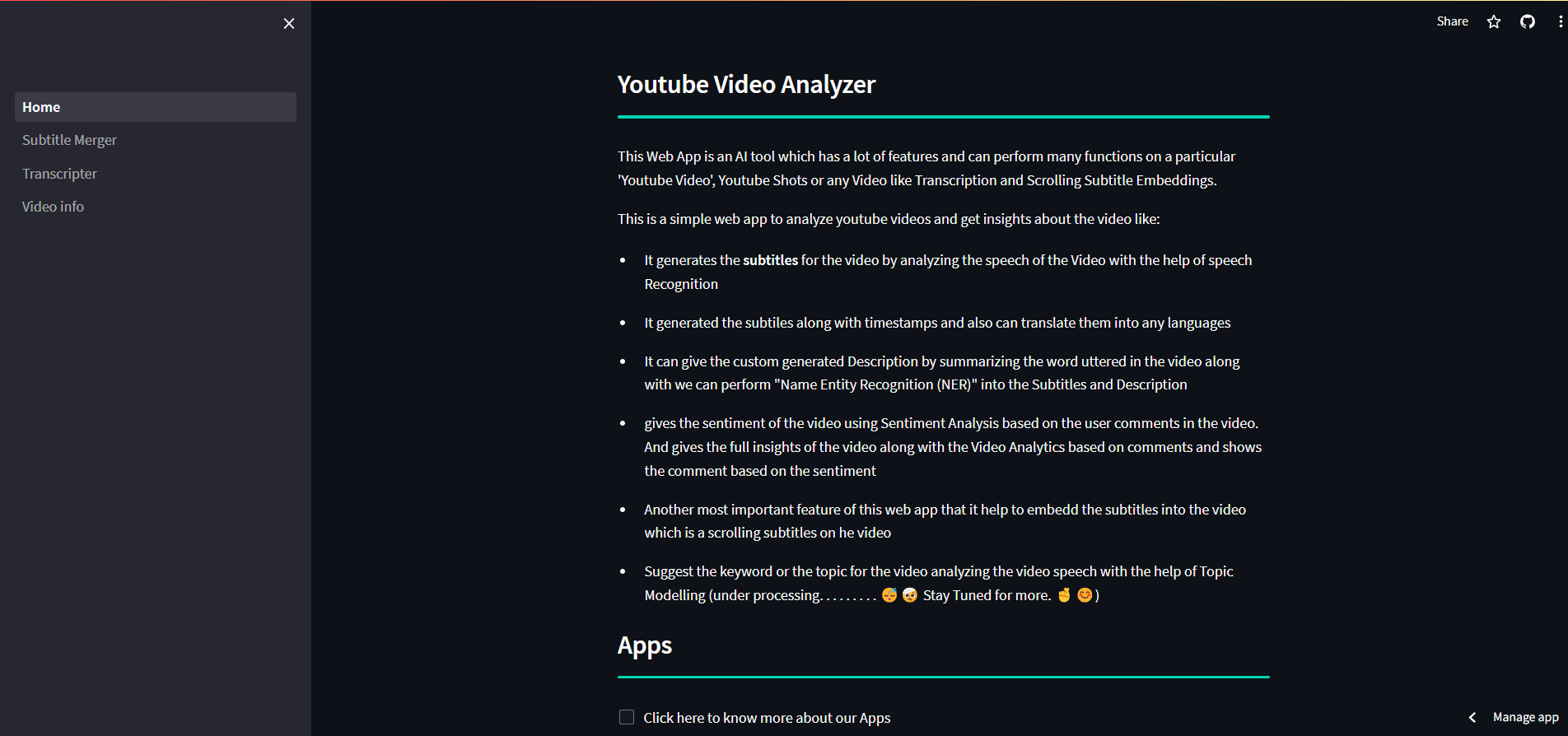 GitHub - manish-4007/YT-video-Transcription: An AI tools which helps to ...
