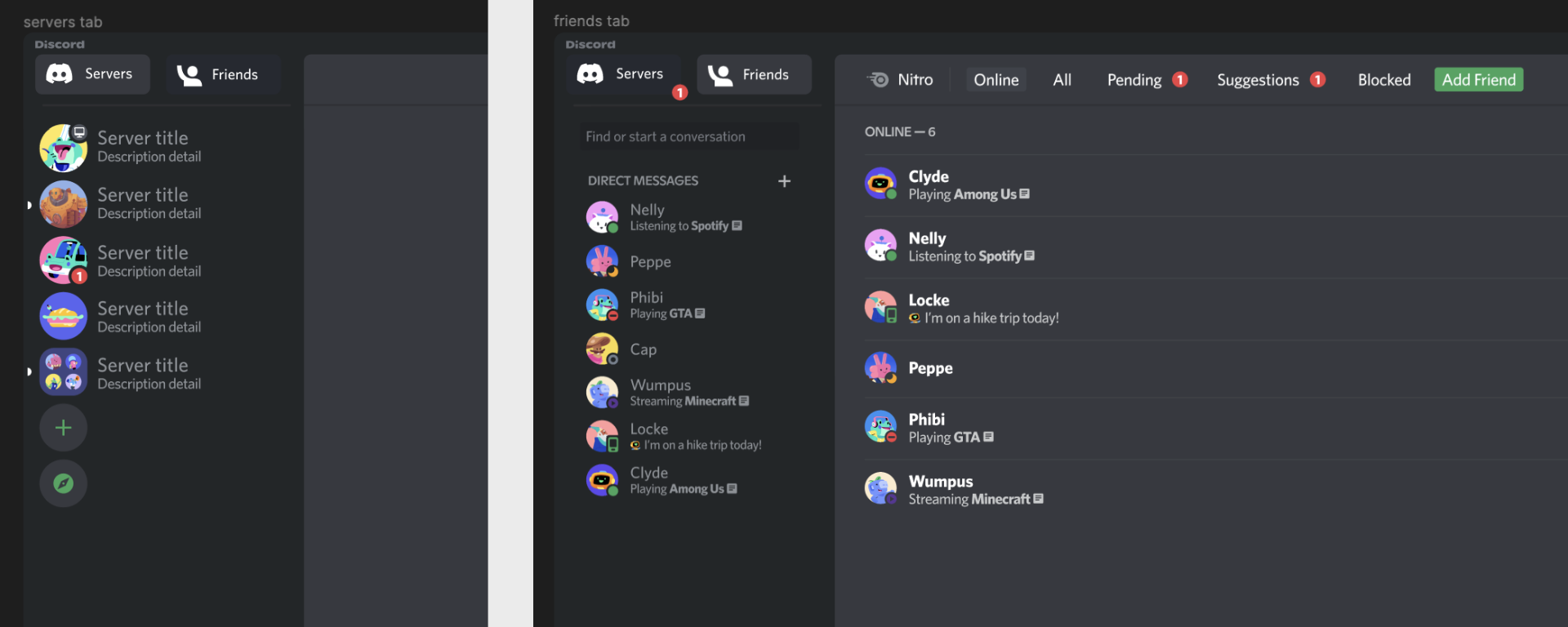 [Enhancement]: Option to display server name alongside the icon · Issue #155 · SwiftcordApp ...
