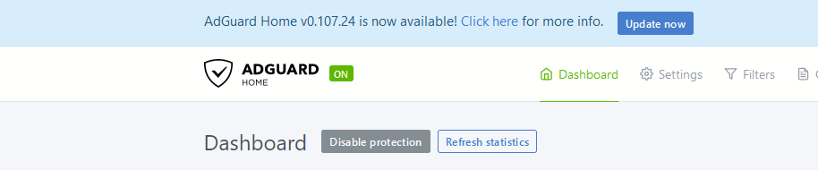Release "AdGuard Home v0.107.24" is broken [Service integration ...