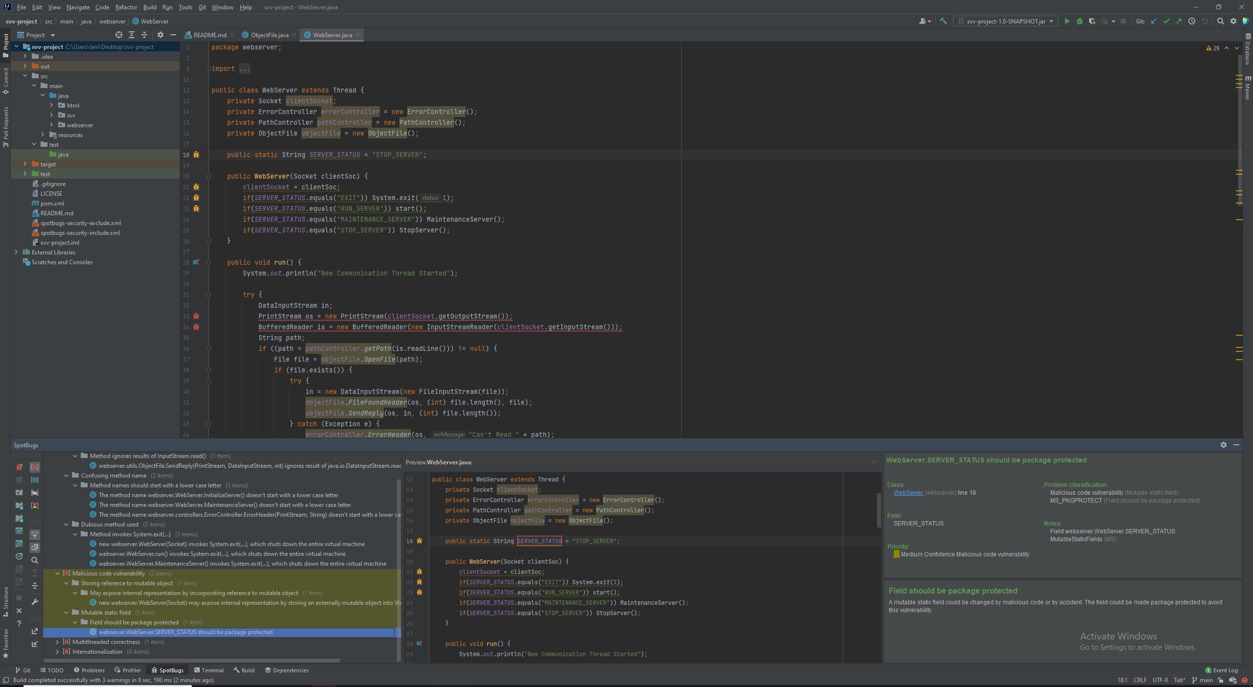 GitHub - IoanBasnic/svv-project: SVV Project - Web server