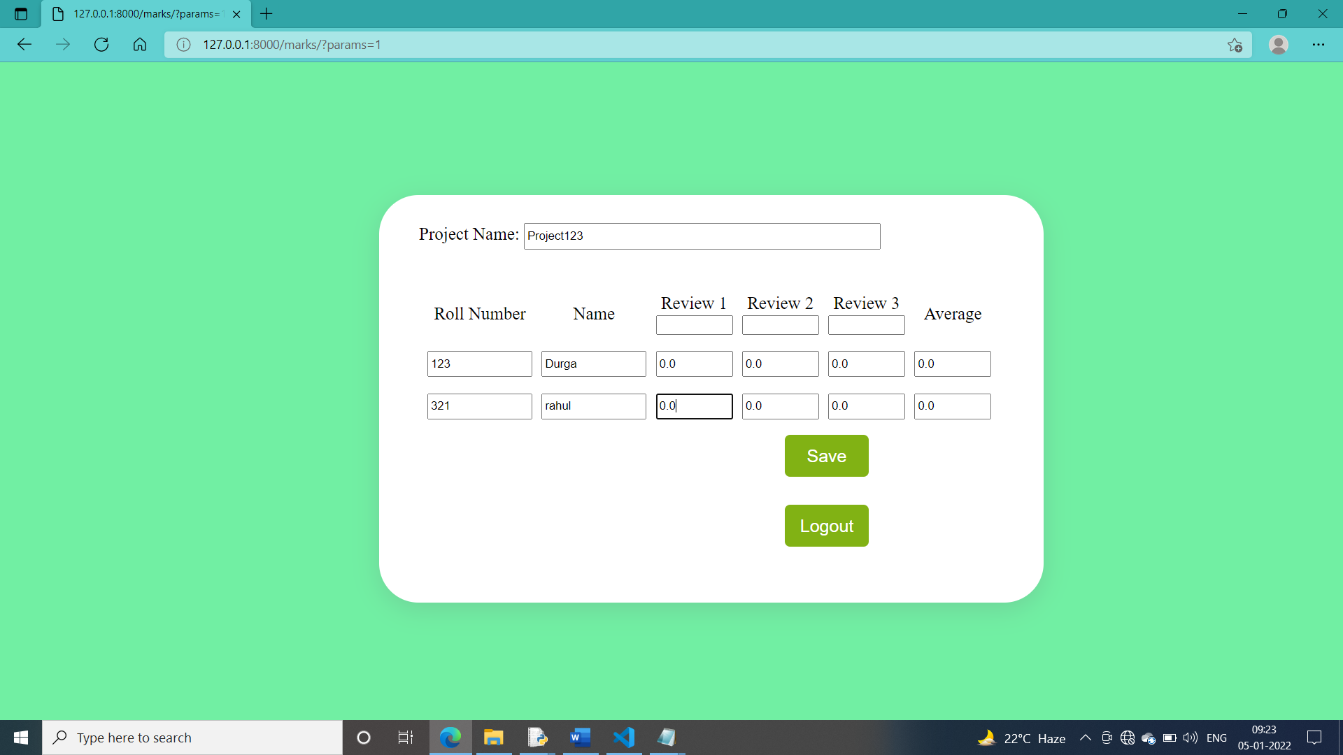 Github Mubarak9701 Project Tracking System