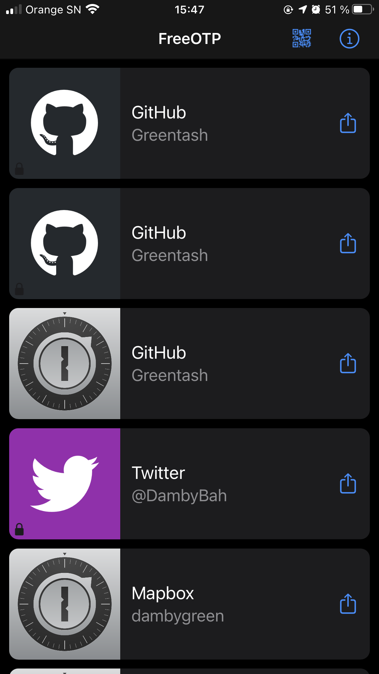 Cannot delete item · Issue #197 · freeotp/freeotp-ios · GitHub