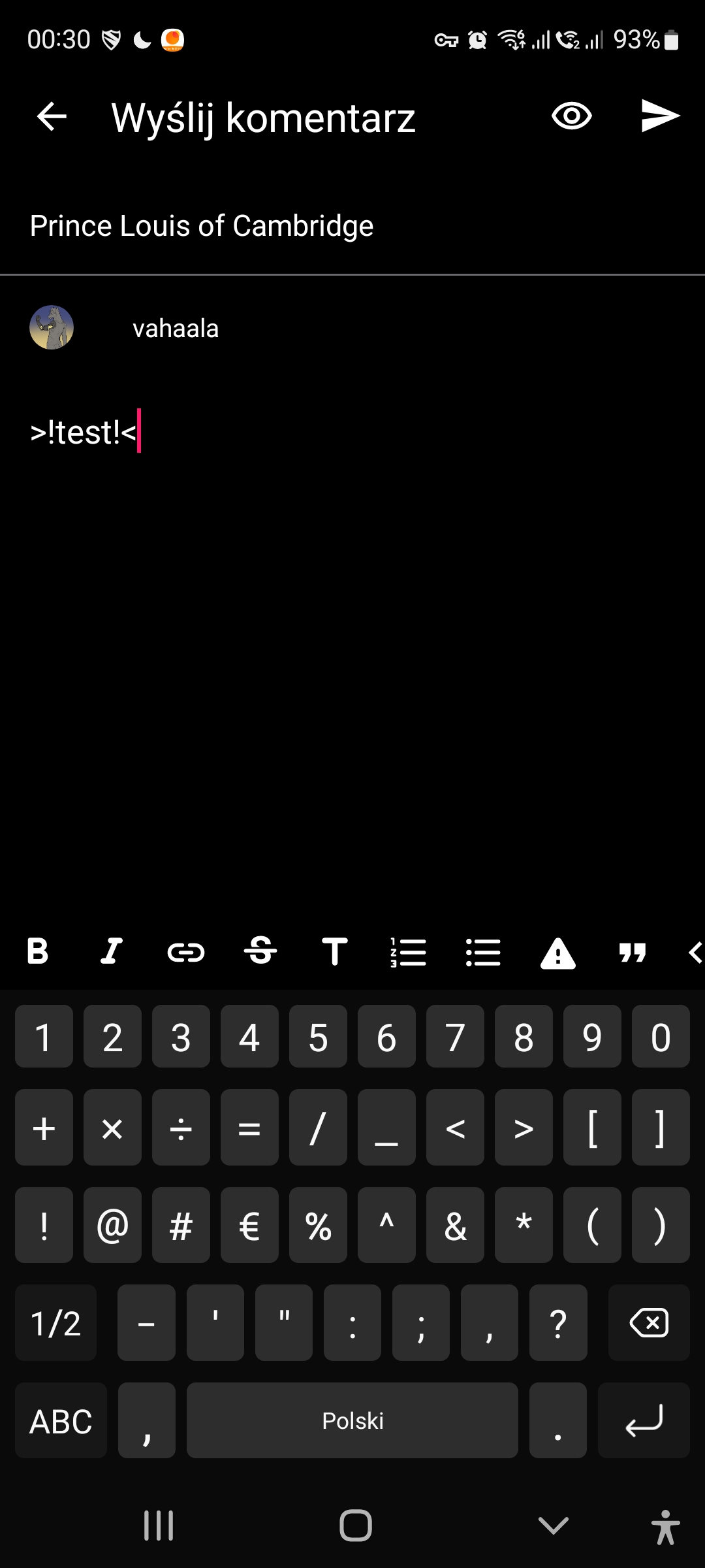 [Bug] Spoiler tags replace two last characters after clicking · Issue #781 · Docile-Alligator ...