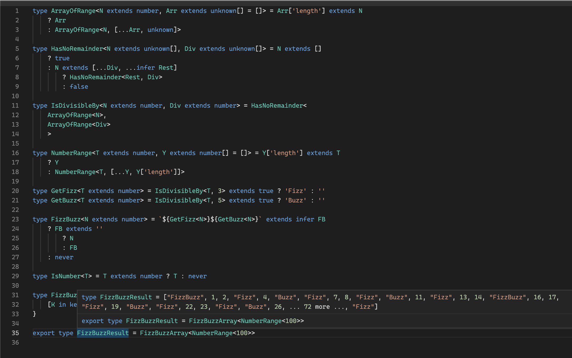GitHub - Josefnm/fizzbuzz-types: Fizzbuzz using only typescripts type ...