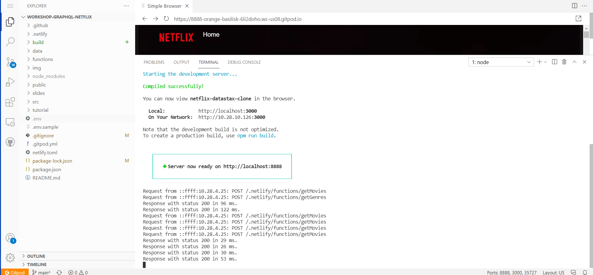 [HW] Abhay Khosla Netflix Clone Badge · Issue #171 · datastaxdevs/workshop-graphql-netflix · GitHub