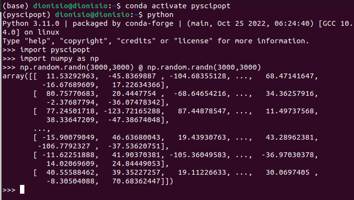 Issue with numpy after installing pyscipopt with anaconda · Issue #737 ...