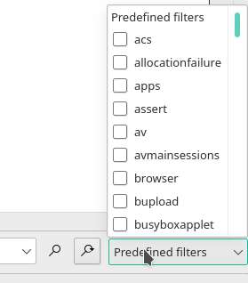 Component based filters · Issue #191 · variar/klogg · GitHub