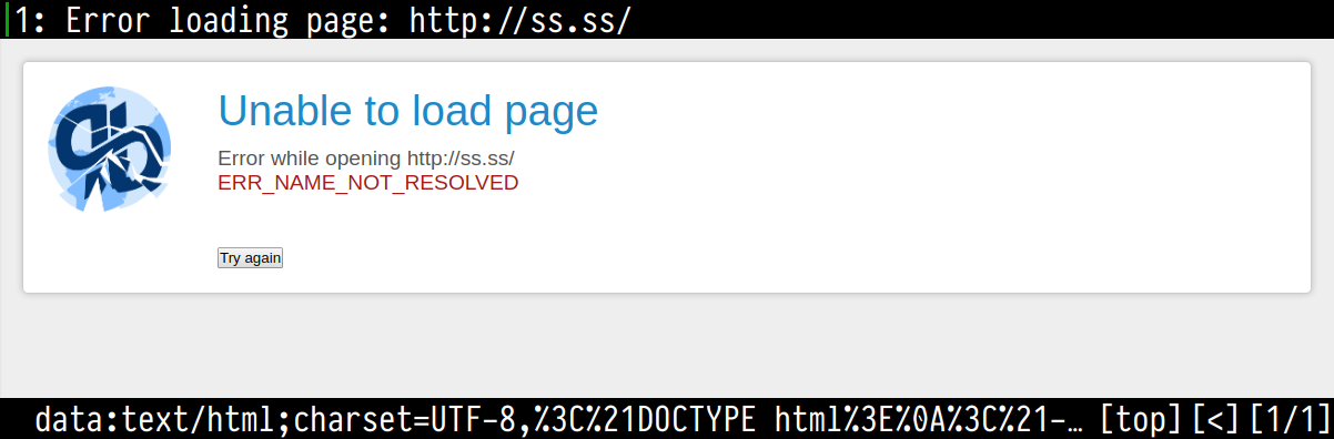 Broken statusbar for nonexistent url when javascript disabled · Issue #5819 · qutebrowser ...