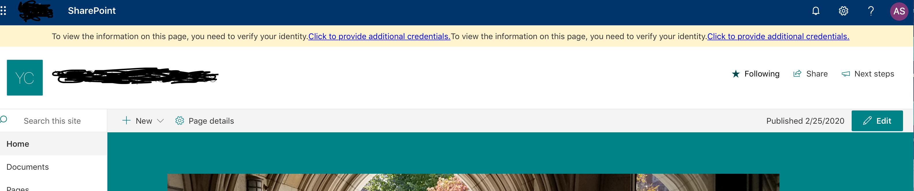 IOSX/Safari MSGraphClient To view Information on this page, you need to verify your identity ...