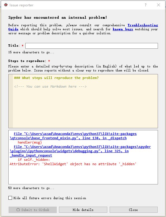 AttributeError: 'NoneType' object has no attribute 'get_active_project ...