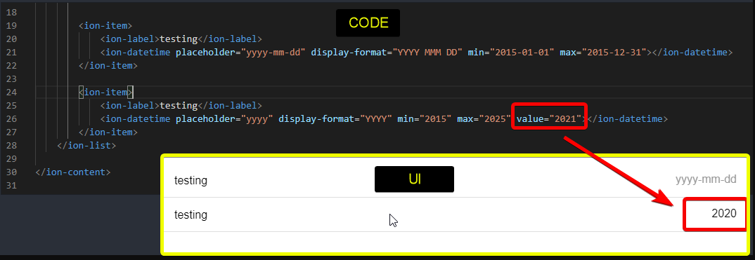 bug: ion-datetime value="" · Issue #21191 · ionic-team/ionic-framework · GitHub