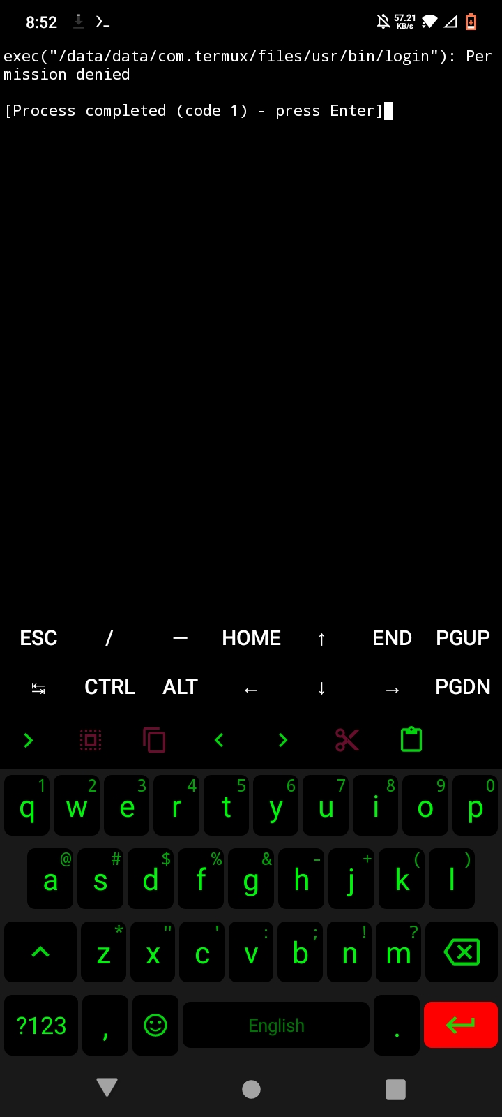 [bug] Exec Data Data Com Termux Files Usr Bin Login Permission Denied [process Completed