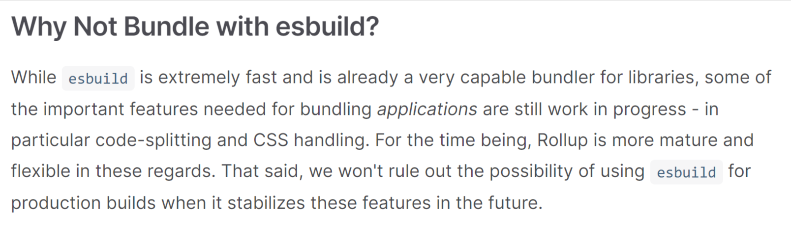 Esbuild Now Supports The Missing Features · Issue 11934 · Vitejs Vite · Github