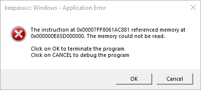 Crash: Download favicon for URL · Issue #3778 · keepassxreboot/keepassxc · GitHub