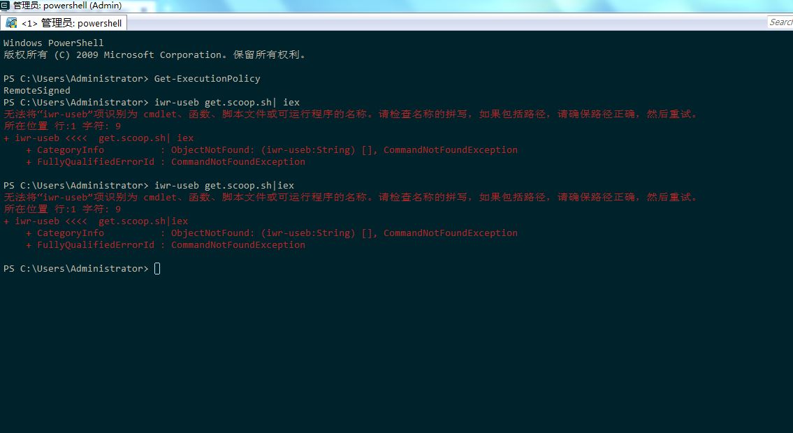 scoop 的安装命令运行有误 · Issue #338 · neolee/pilot · GitHub