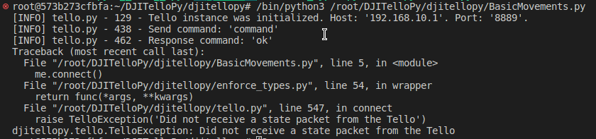 connect error in vscode · Issue #199 · damiafuentes/DJITelloPy · GitHub