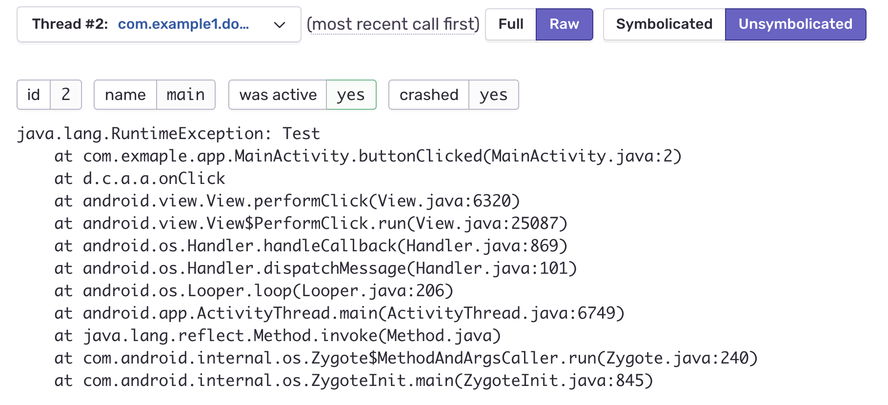 Stack trace isn't being de-obfuscated for andorid. R8 code shrinker. · Issue #6 · getsentry/rust ...