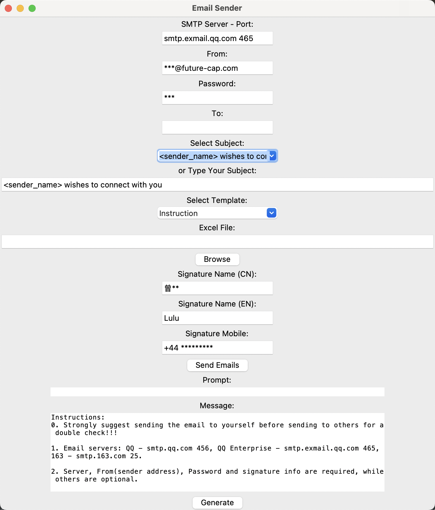 GitHub - YujunZeng-Lulu/EmailBot: Designed an auto email sender