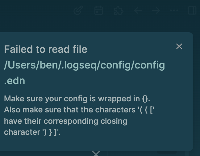 Keyboard Shortcuts With ` ` Cause Invalid Config Edn · Issue 10218 · Logseq Logseq · Github