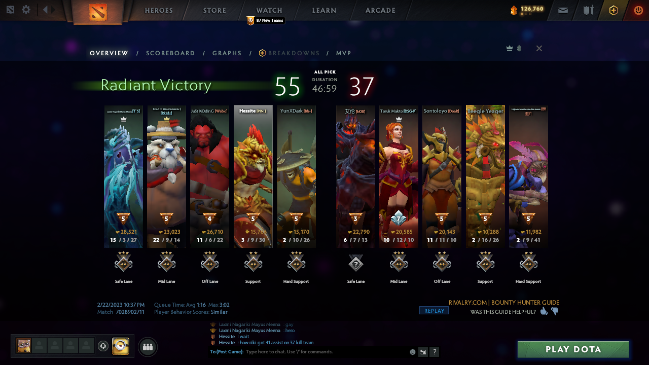 Assists Count more than even whole team kills count. · Issue #7060 · ValveSoftware/Dota2 ...