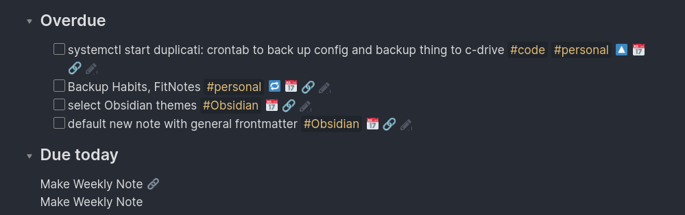 Second task list doesn't get rendered if including `hide task count` · Issue #630 · obsidian ...