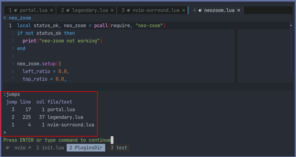 [Feature Request] Multiple jump entries for the same query · Issue #17 · cbochs/portal.nvim · GitHub