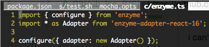 Where Do I Put Setuptests File · Issue 1265 · Enzymejs Enzyme · Github