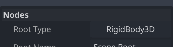Importing .glb with parent as RigidBody, cannot import a child CollisionShape3D · Issue #79086 ...