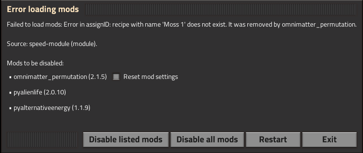 [BUG]Omnipermute fails to load with PyAL · Issue #417 · Omnimods/Omnimods · GitHub