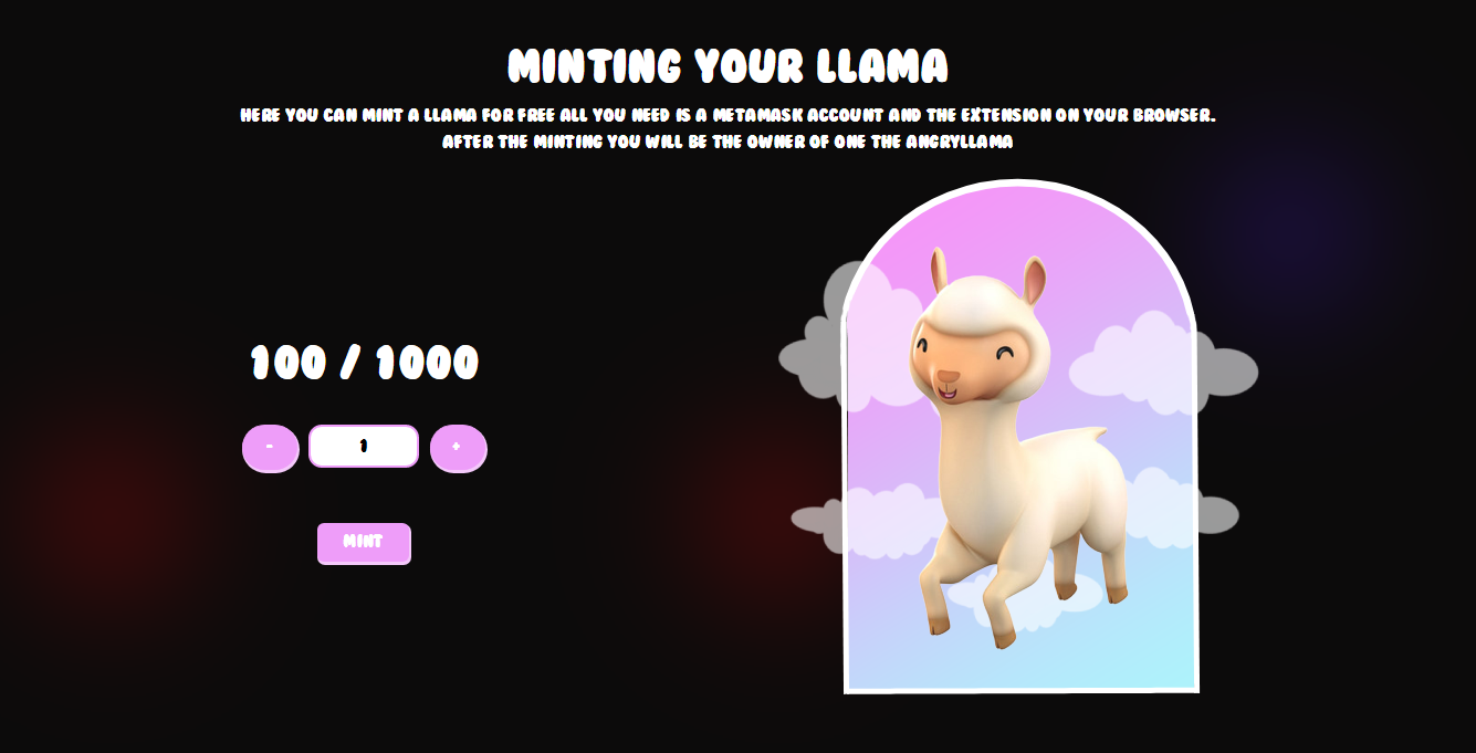 GitHub - Yannis-Alouache/AngryLlama: Nft collection website made with ... GitHub - Yannis-Alouache/AngryLlama: Nft collection website made with ...